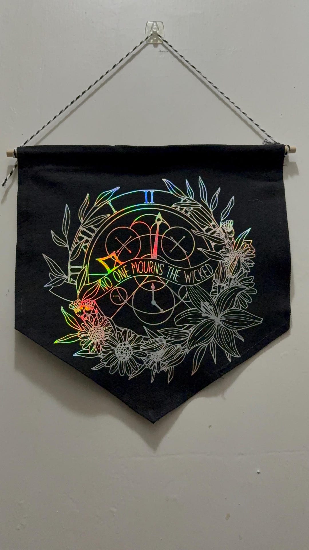 No One Mourns the Wicked Canvas Banner, Broadway Musical Inspired Art ...