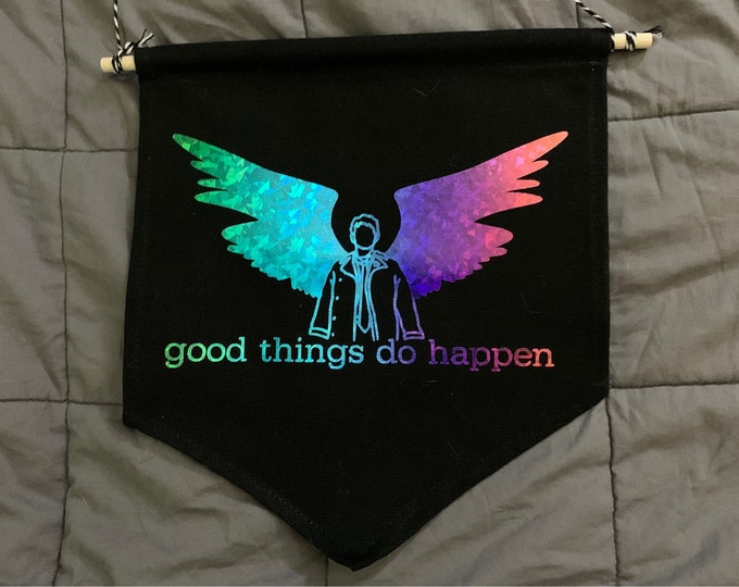Lazarus Rising Canvas Banner, Supernatural Inspired, Dean Winchester ...