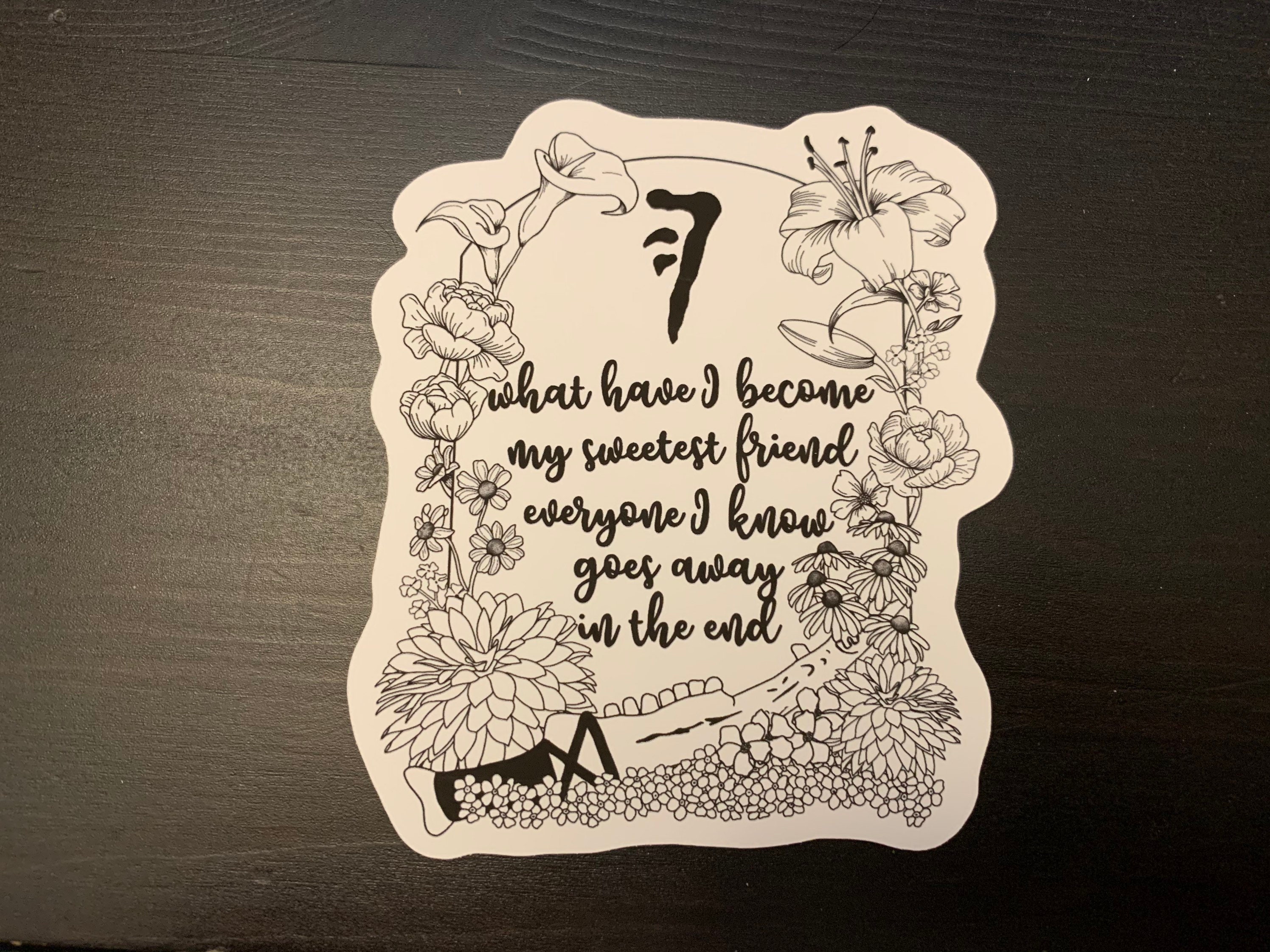 Mark of Cain Dean Winchester Sticker Supernatural Hurt | Etsy