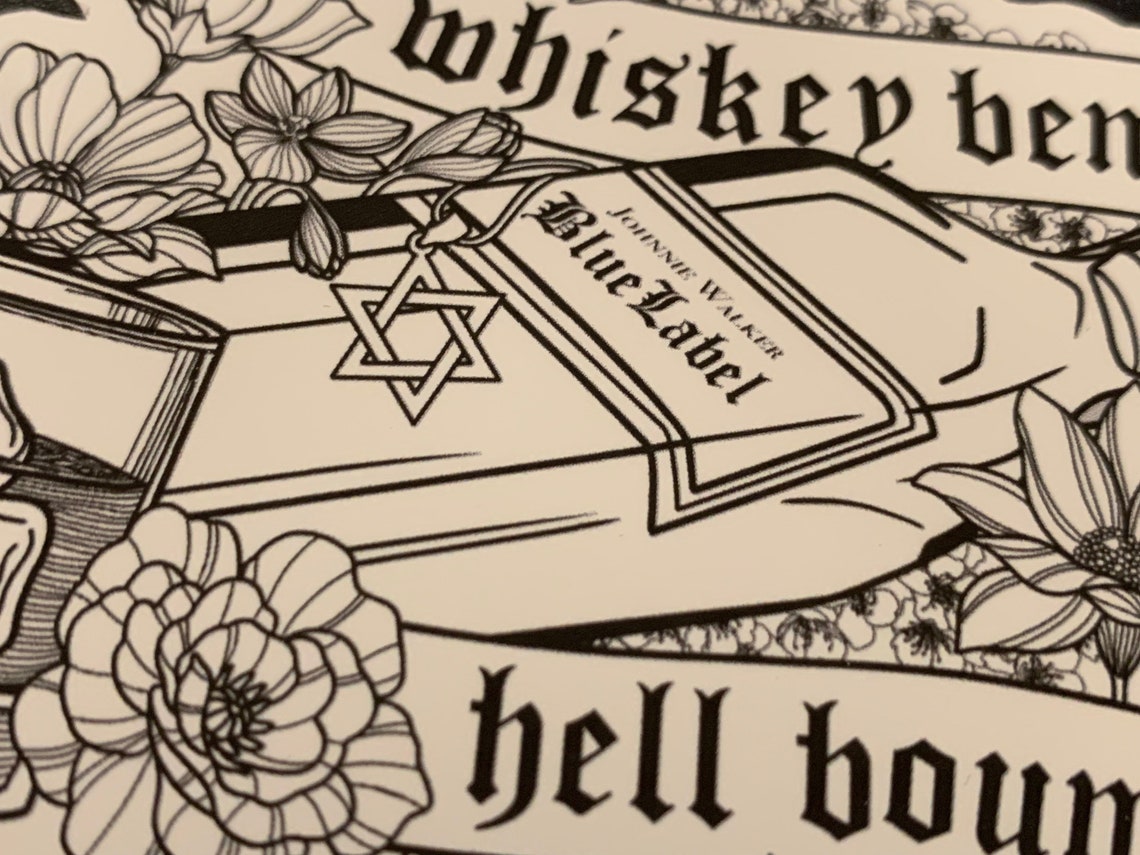 Rufus Turner is Whiskey Bent & Hell Bound Stickers - Etsy