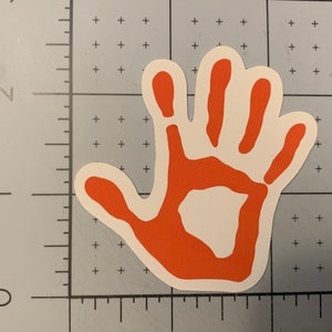 Castiel Hand Print Stickers, Supernatural, Gripped You Tight and Raised ...