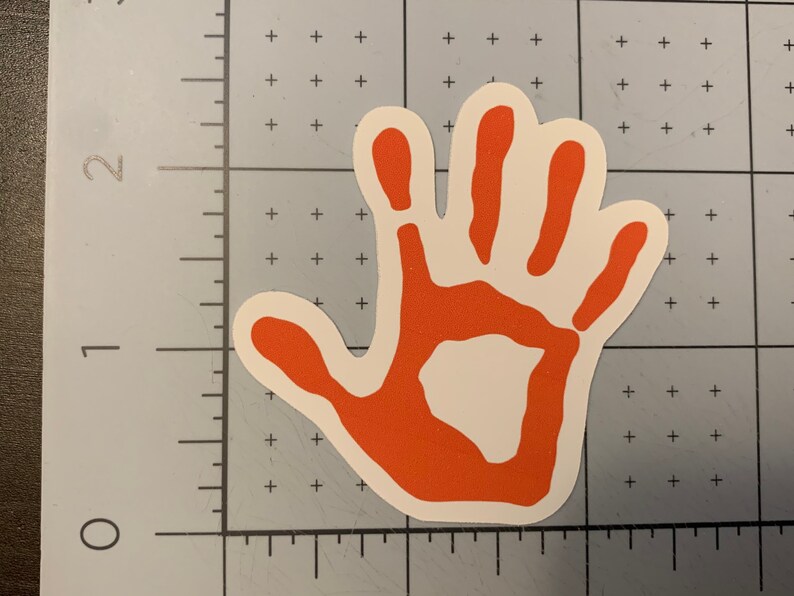 Castiel Hand Print Stickers, Supernatural, Gripped You Tight and Raised ...