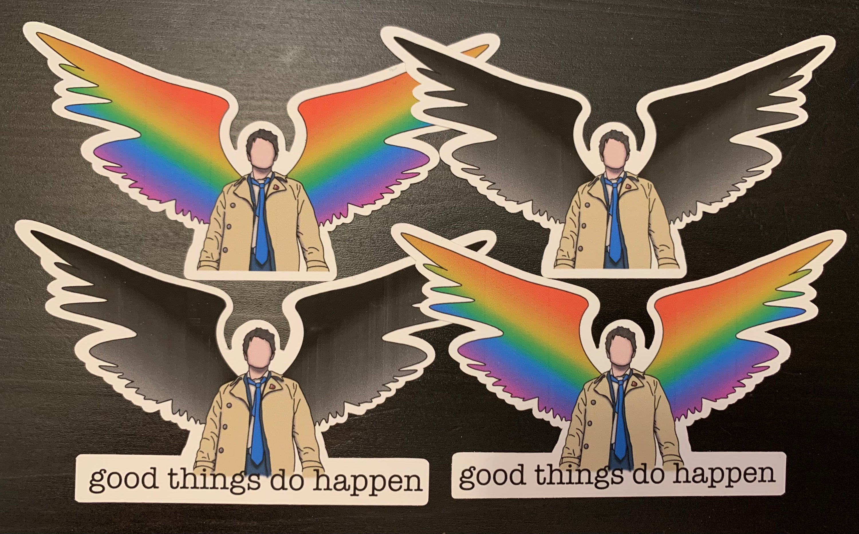 Castiel Wings Fan Art