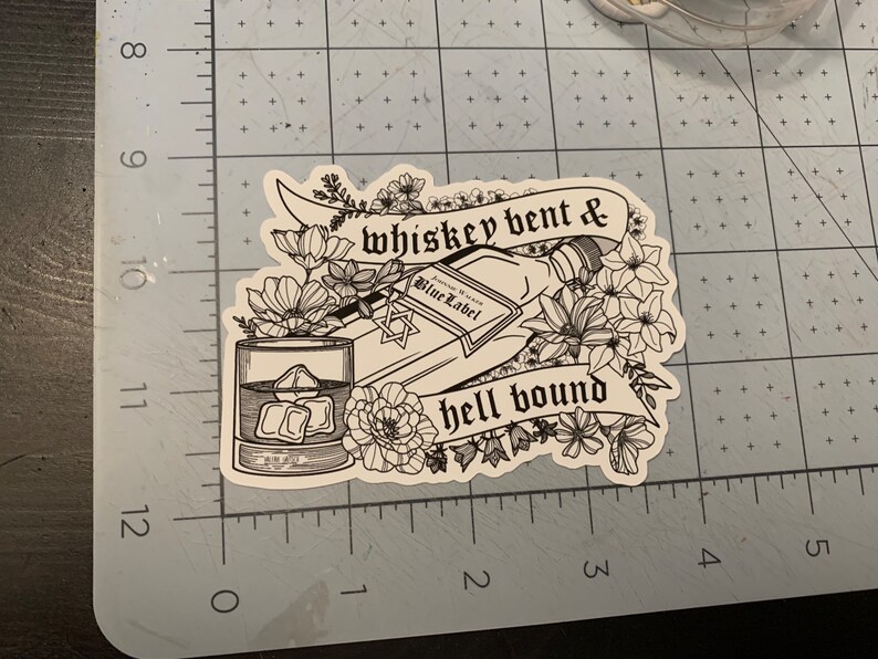 Rufus Turner is Whiskey Bent & Hell Bound Stickers - Etsy