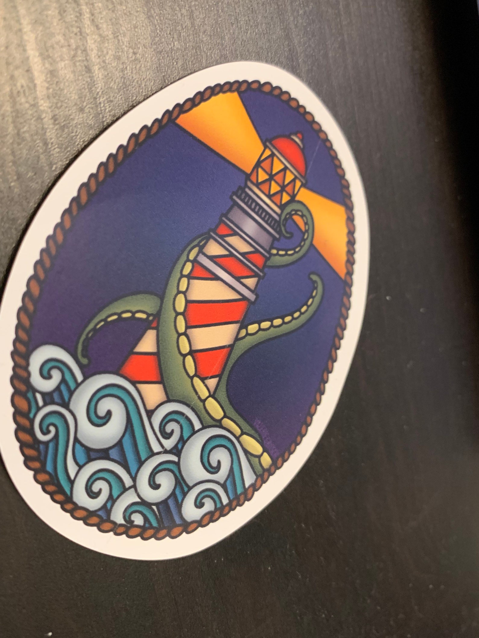 MAGNET: the Lighthouse and the Kraken OFMD Magnets - Etsy