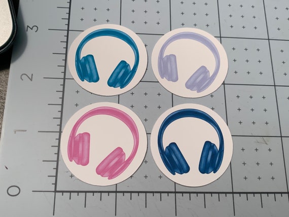 Stickers, Labels & Tags Stickers Paper Headphones Sticker DJ stickers ...