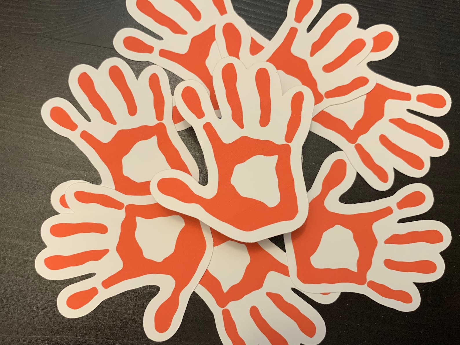 Castiel Hand Print Stickers Supernatural Gripped You Tight | Etsy