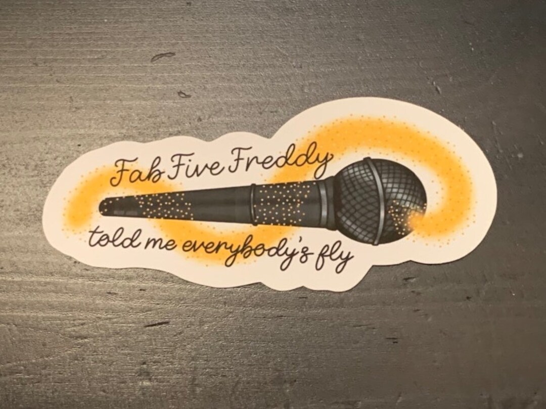 Fab Five Freddy Traditional Tattoo Style Sticker, the Boys Inspired ...