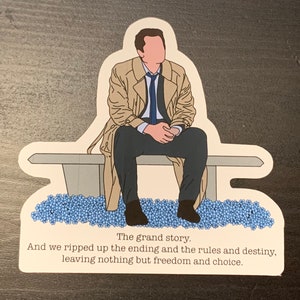 Castiel on a Bench - 'the Man Who Would Be King' Sticker, Supernatural ...