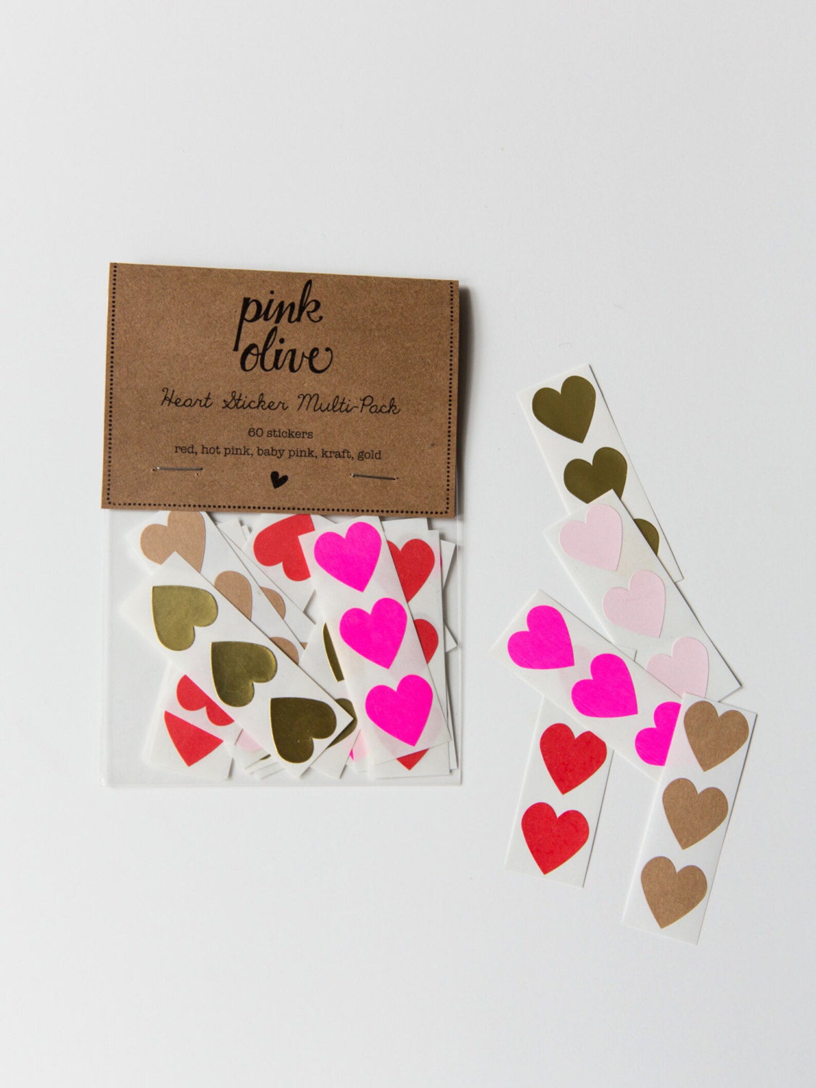 Heart Sticker Multi-pack - Etsy