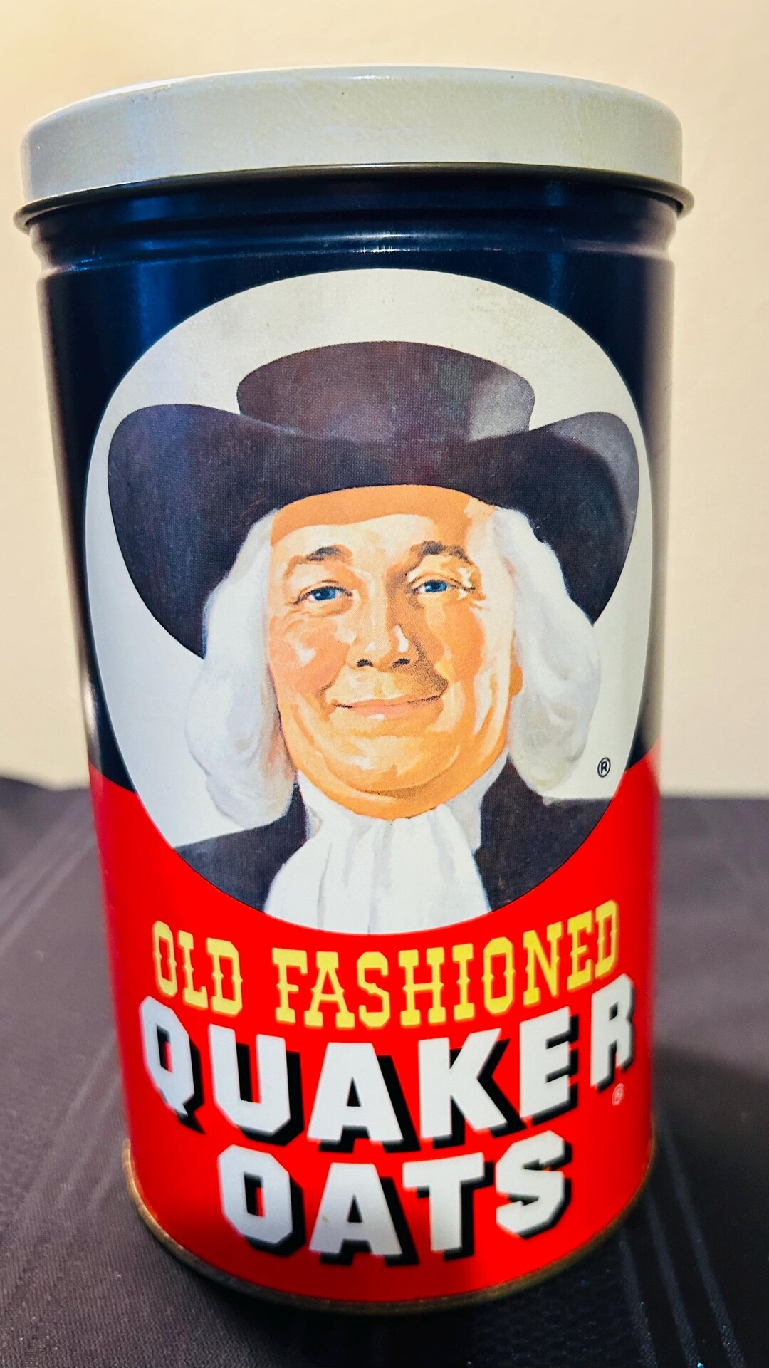 Vintage 1982 Old Fashioned Quaker Oats Tin Can Collector’s Limited ...