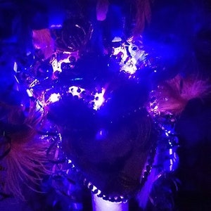 Lighted Masquerade Mask Lighted Mask Lighted Mask Masquerade Mask Mardi ...