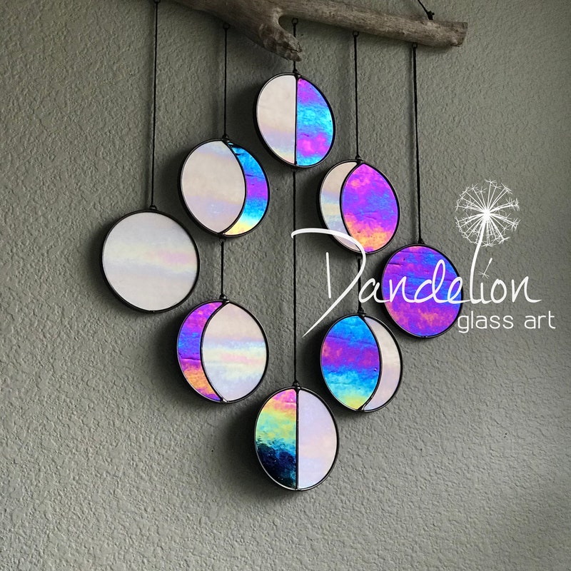 Stained Glass Moon - Etsy