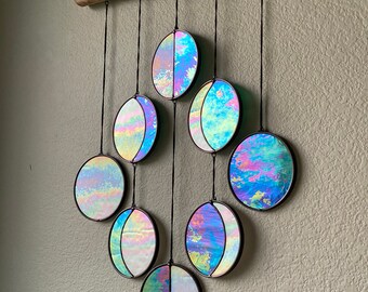 Moon Glass Wall Art | Etsy