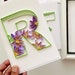 Quilling Letter R Quilled Initial Card Quilling Floral - Etsy