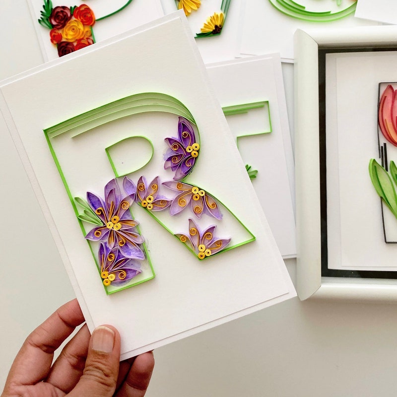 Quilled Letter - Etsy