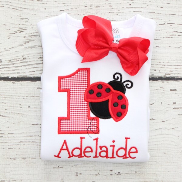 Ladybug Monogram - Etsy