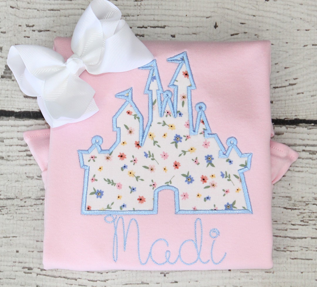 Monogrammed Disney Shirt, Monogrammed Castle Outfit, Magic Kingdom ...