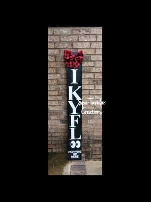 IKYFL (popping up Here) Door Sign - Etsy