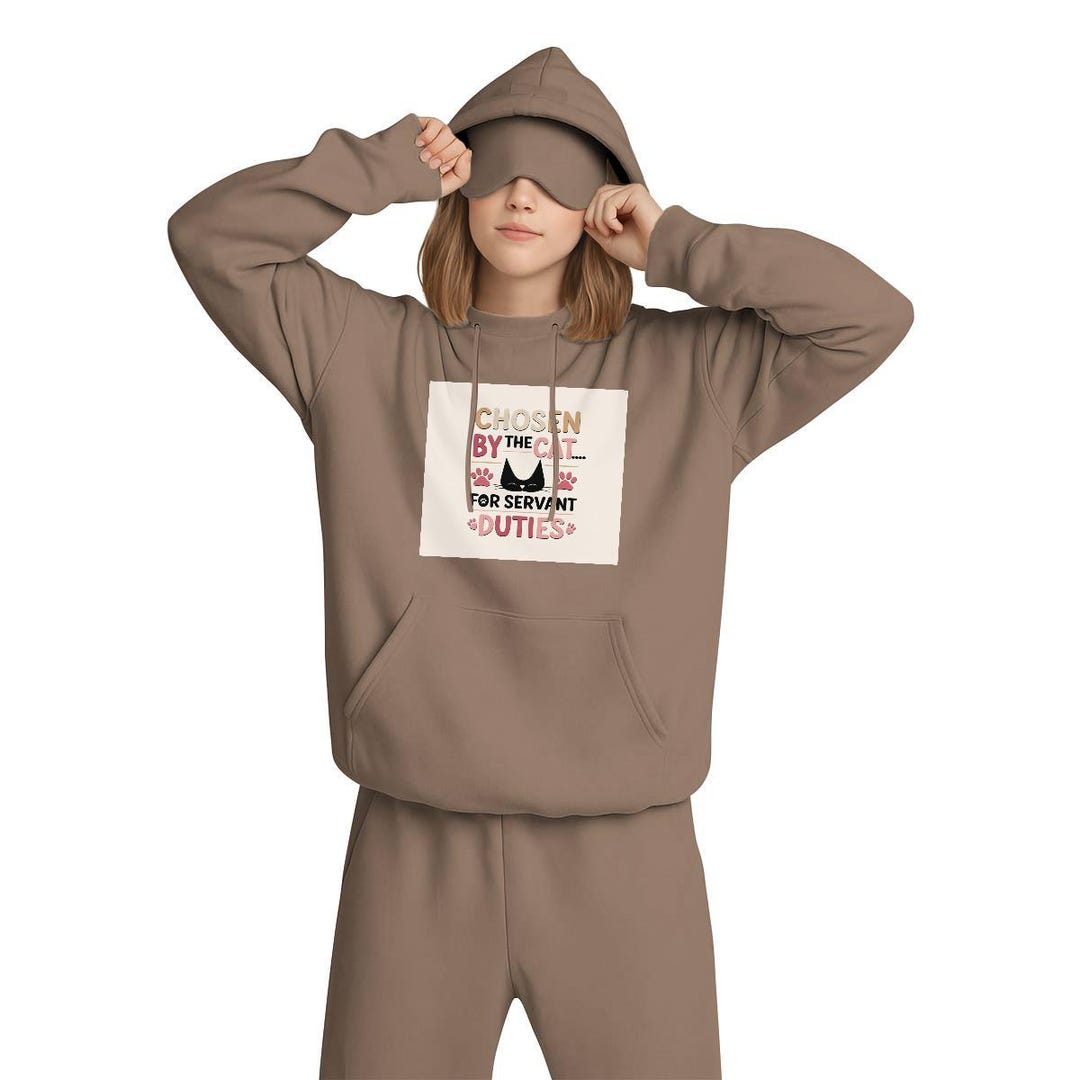 Women's Travel Nap Hoodie With Built-in Eye Mask|dtf - Etsy