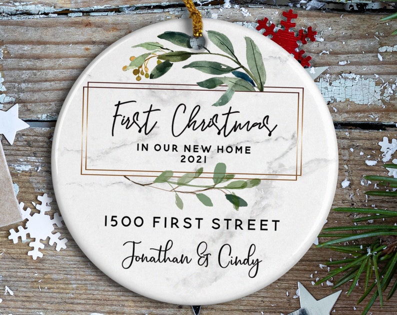 Personalized New Home Ornament New Home Christmas Ornament - Etsy