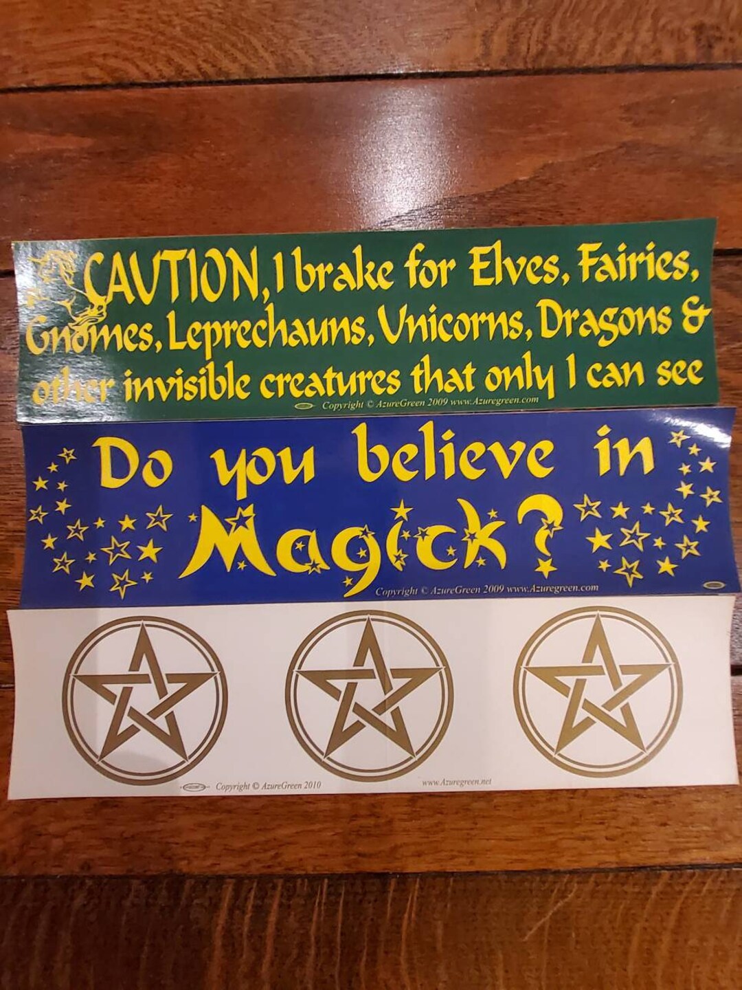 31.. Magickal Spiritual Stickers/decals Set of 3 Wiccan Witchcraft ...