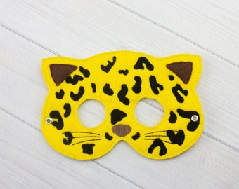 Leopard Coloring Mask Printable Halloween Big Cat Coloring Book Page ...