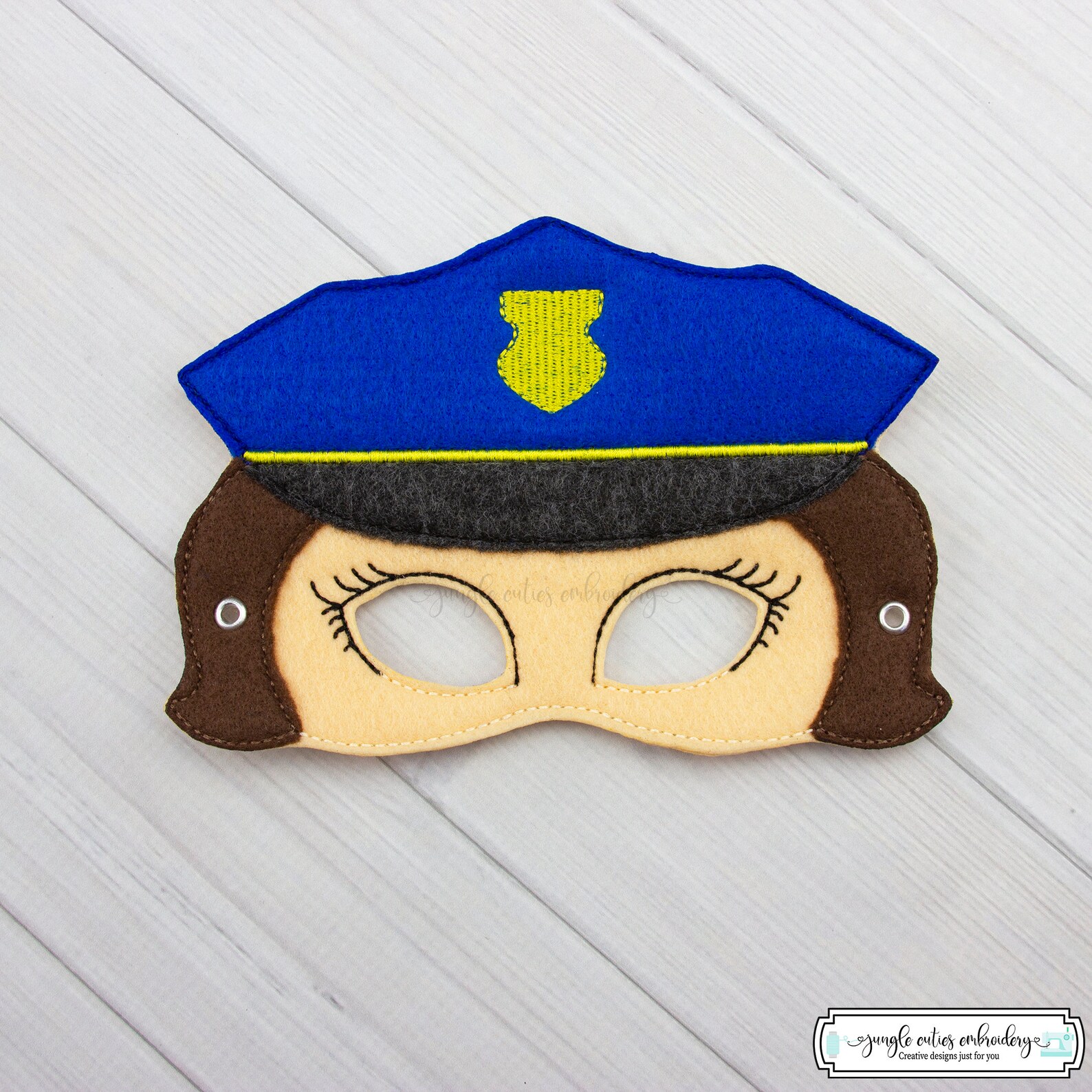 Female Police Mask M248 I Kid's Mask Dress-Up Party | Etsy