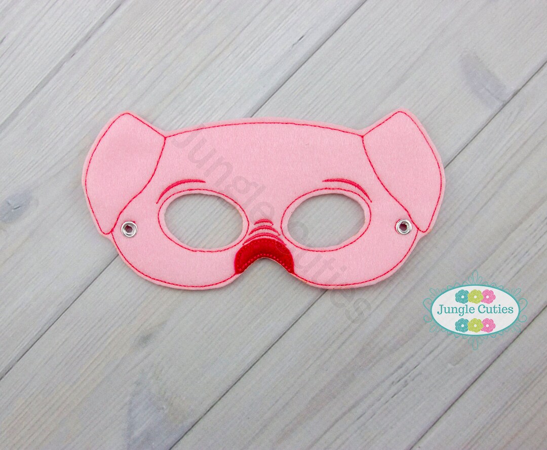 Pig Mask (M118) I Kid's Mask, Dress-up, Party Favors, Birthday Party ...