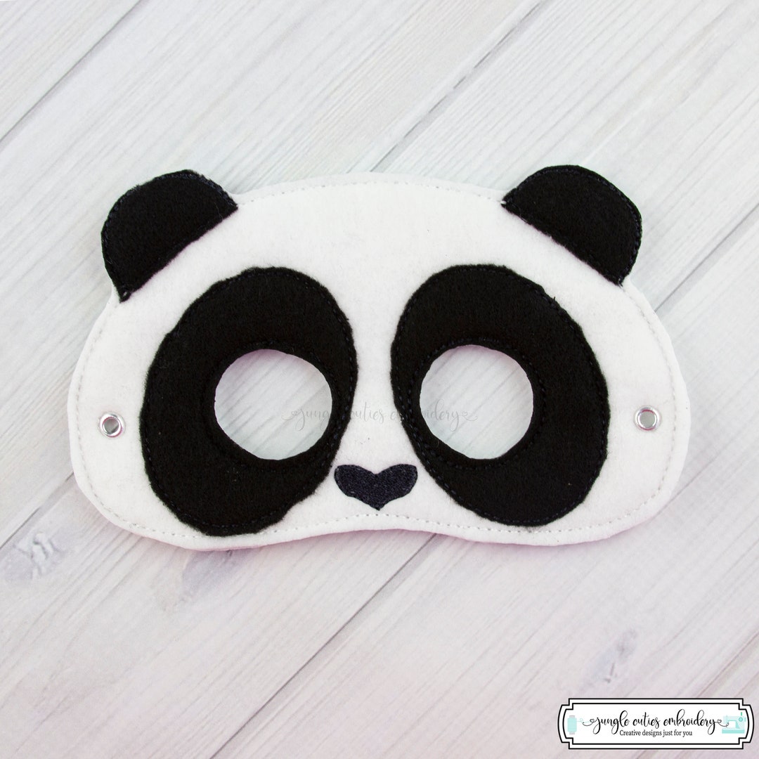 Panda Bear Mask (M183) I Kid's Mask, Dress-up, Party Favors, Birthday ...