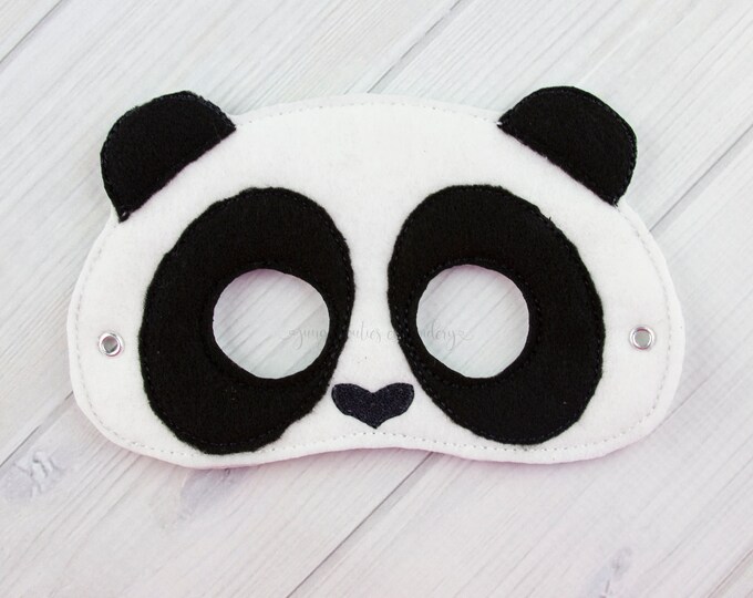 Panda Bear Mask (M183) I Kid's Mask, Dress-up, Party Favors, Birthday ...