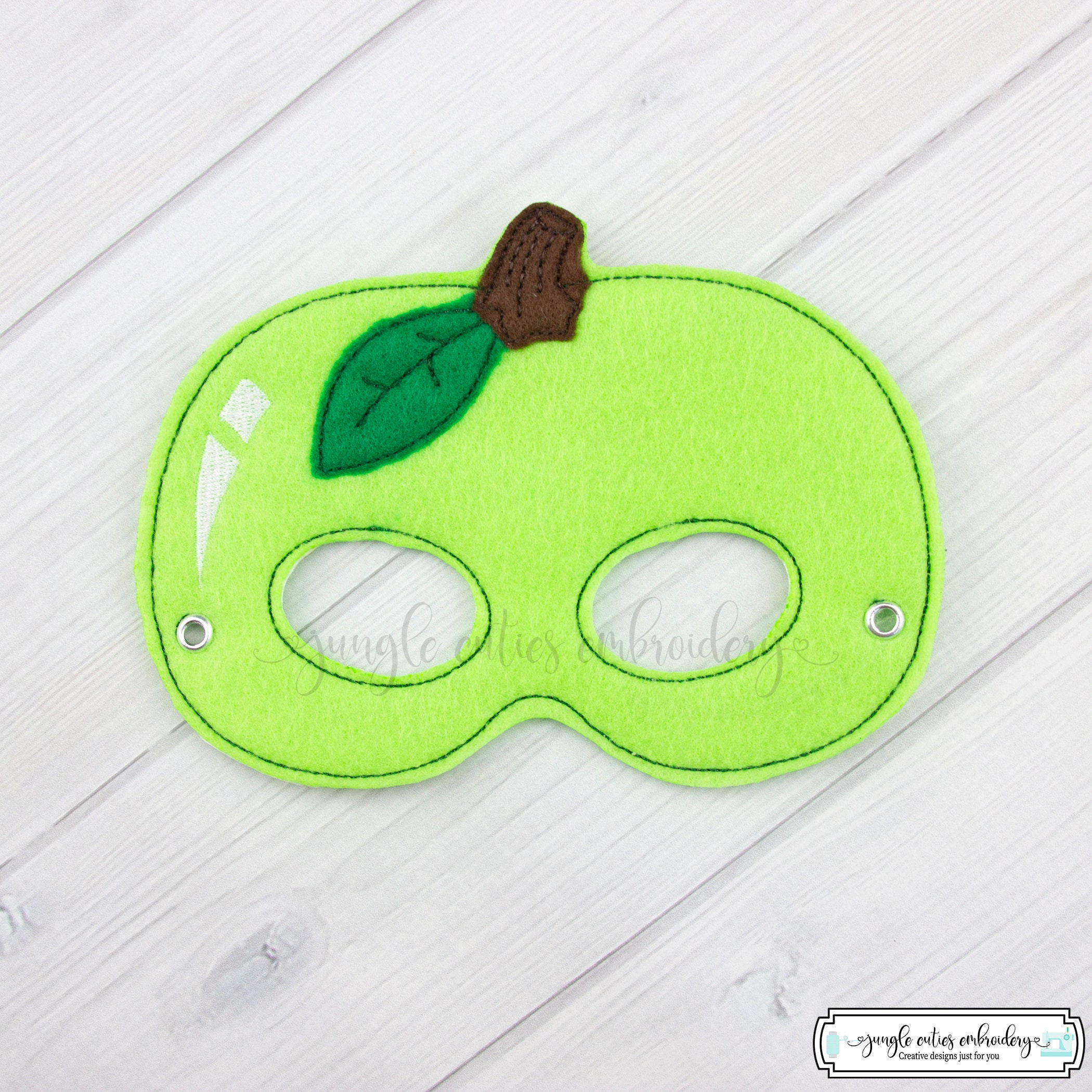 Apple Mask (M139) I Kid's Mask, Dress-up, Party Favors, Birthday Party ...