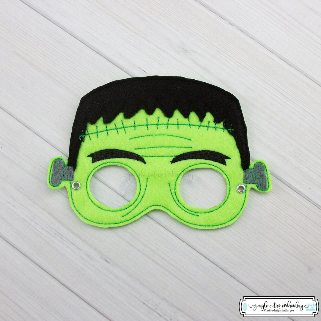 Frankenstein Mask (M205) I Kid's Mask, Dress-up, Party Favors, Birthday ...