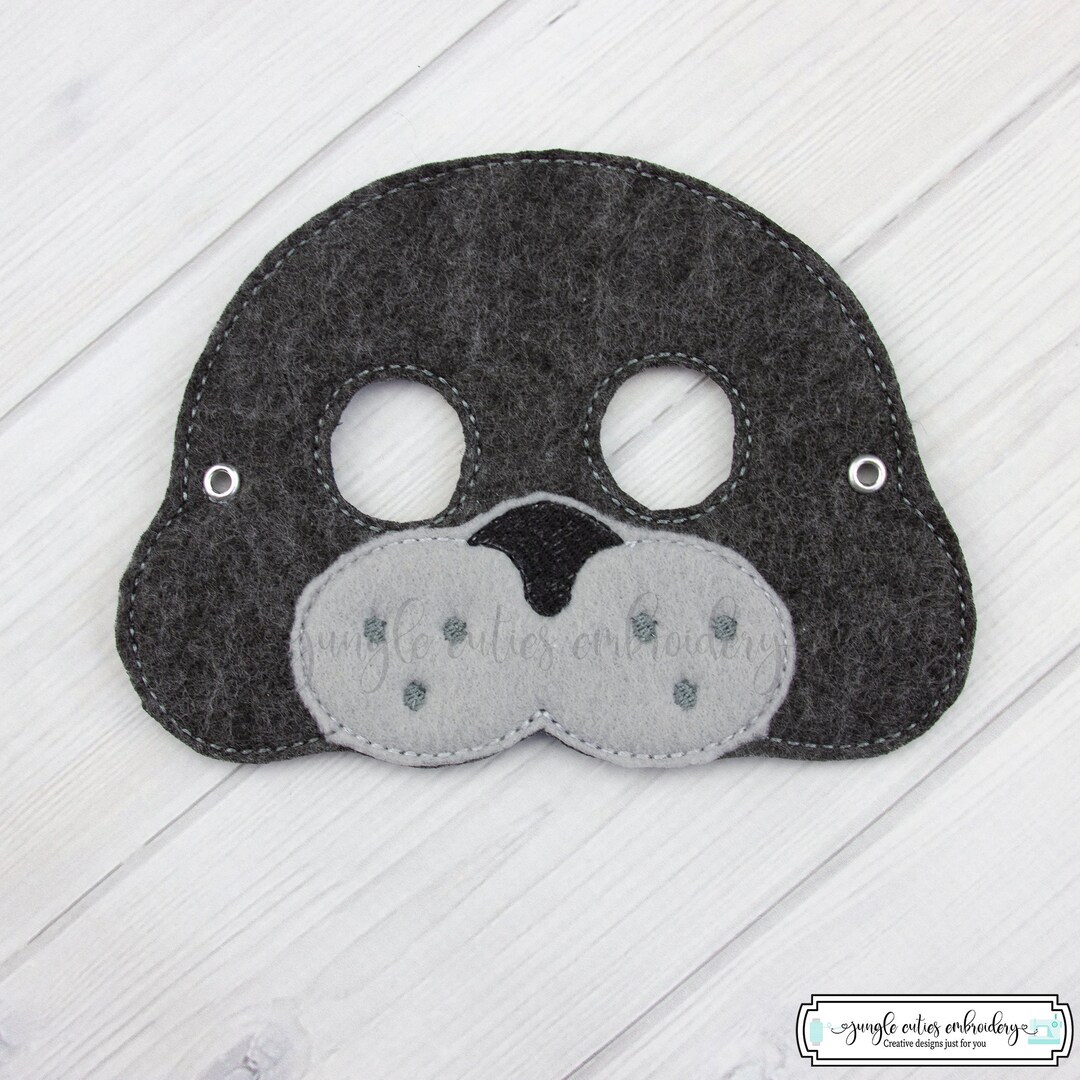 Seal Mask (M148) I Kid's Mask, Toddler Mask, Adult, Dress-up, Party ...