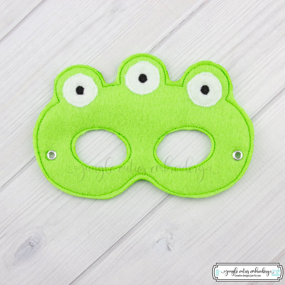 Three Eyed Alien Monster Mask (M144) I Kid's Mask, Dress-up, Party ...