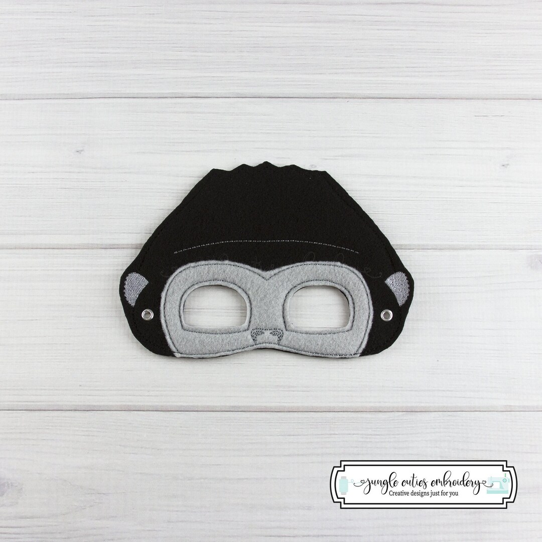 Gorilla Mask (MA002) I Kid's Mask, Adult Mask, Dress-up, Party Favors ...