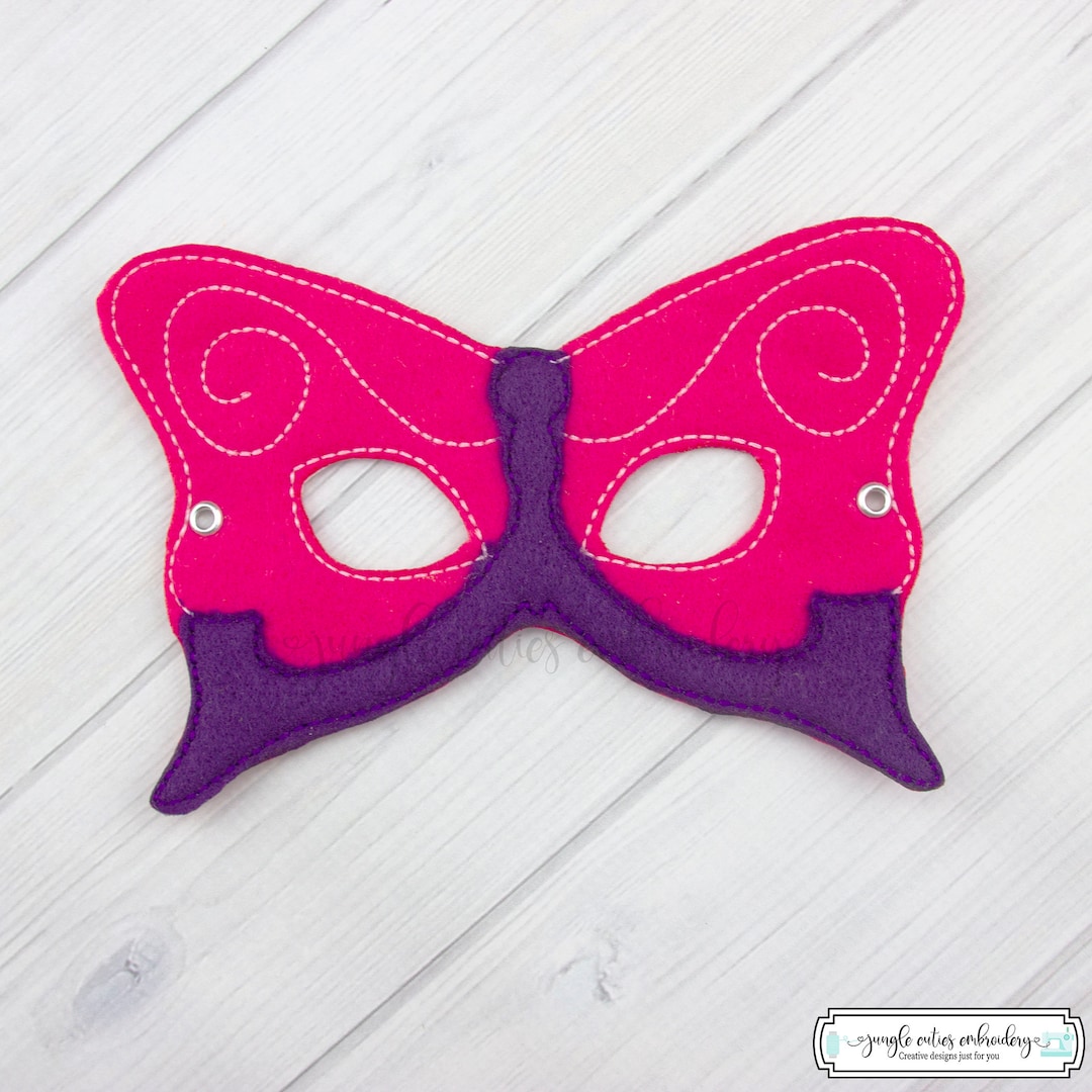 Butterfly Mask (M077) I Kid's Mask, Dress-up, Party Favors, Birthday ...