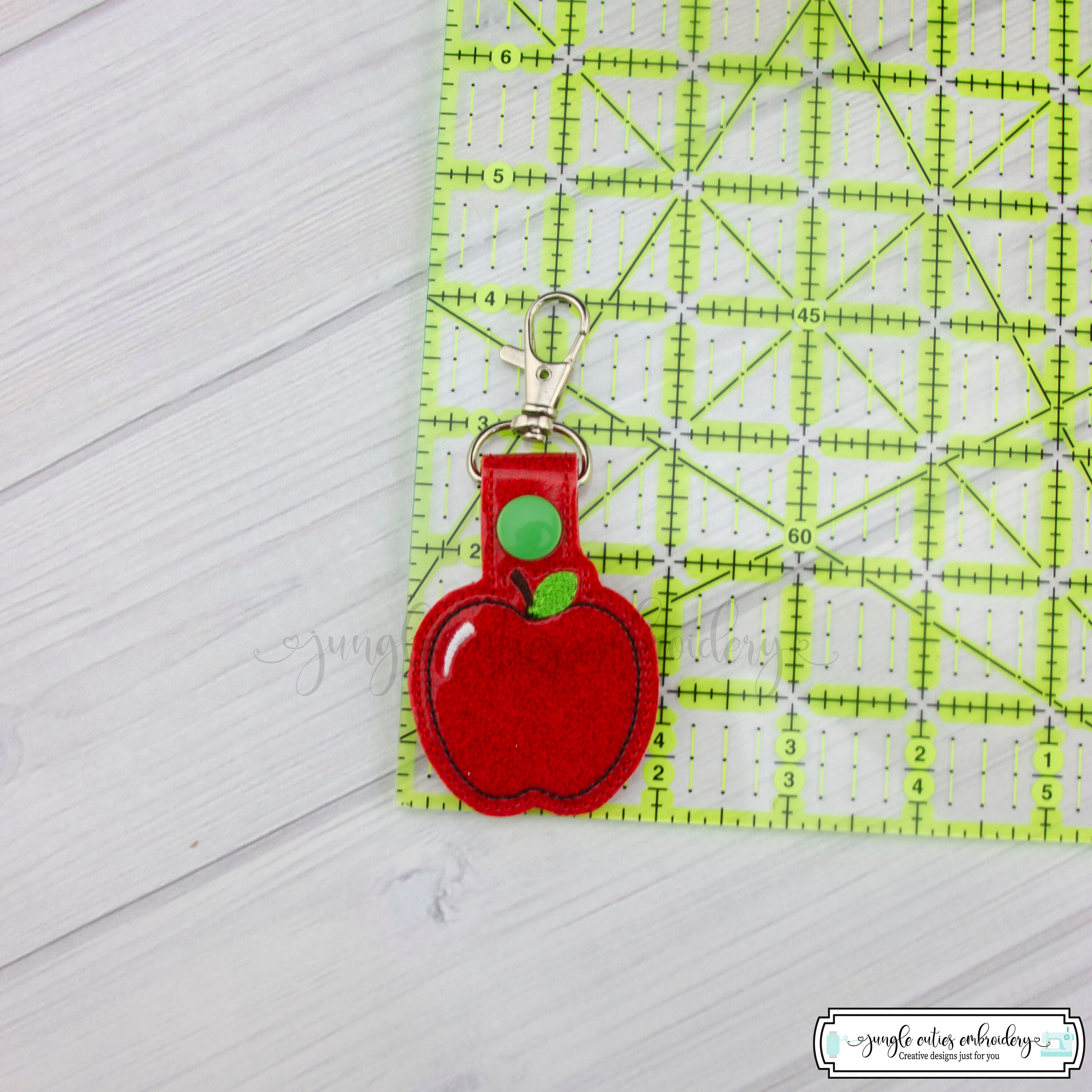 Apple Key FOB K006 I Key FOB Snap Tab Key Holder Zipper | Etsy