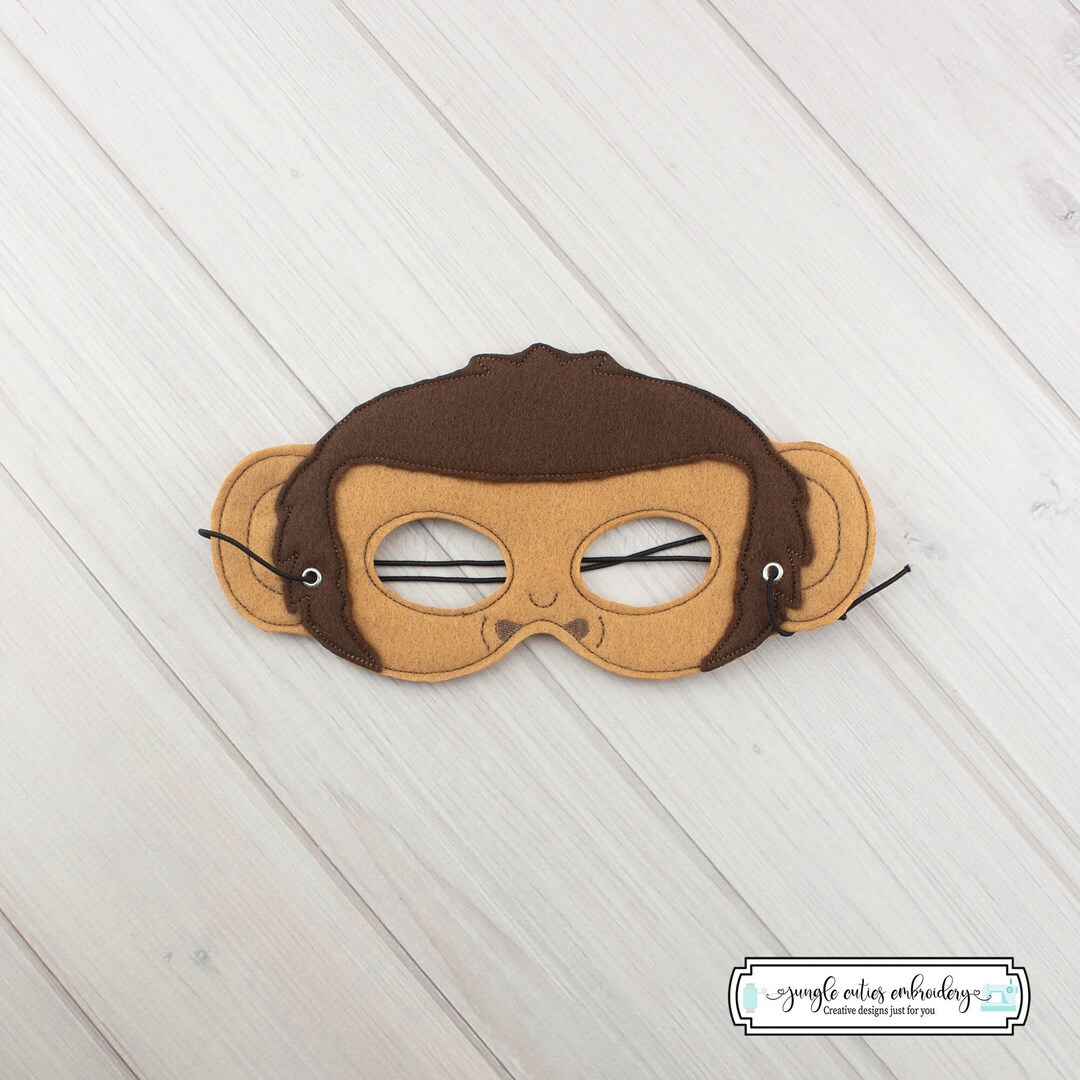 Chimpanzee Chimp Mask (MA017) I Kid's Mask, Adult Mask, Dress-up, Party ...