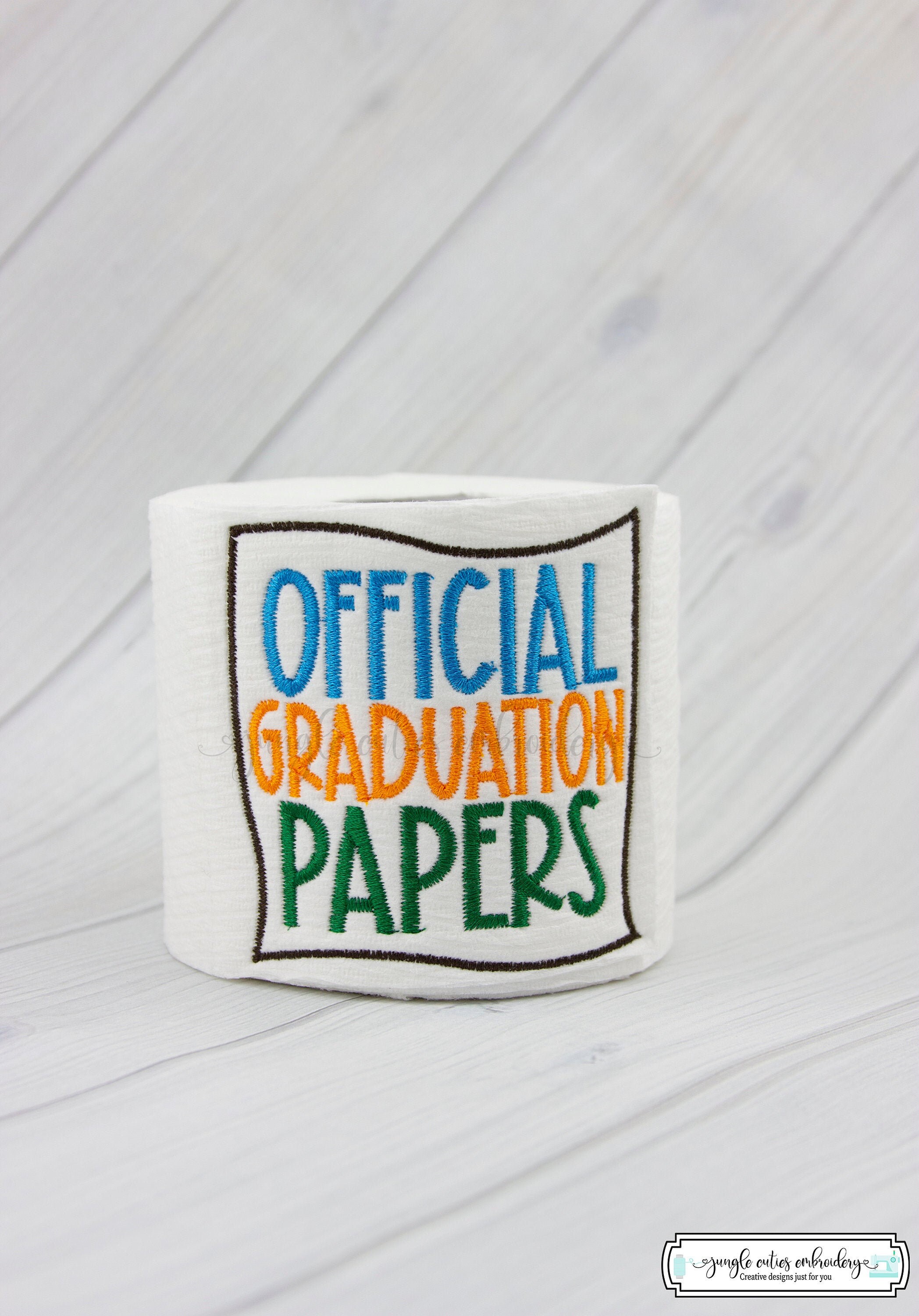 Official Graduation Papers Toilet Paper (TP016) I Unique Gift, Toilet ...