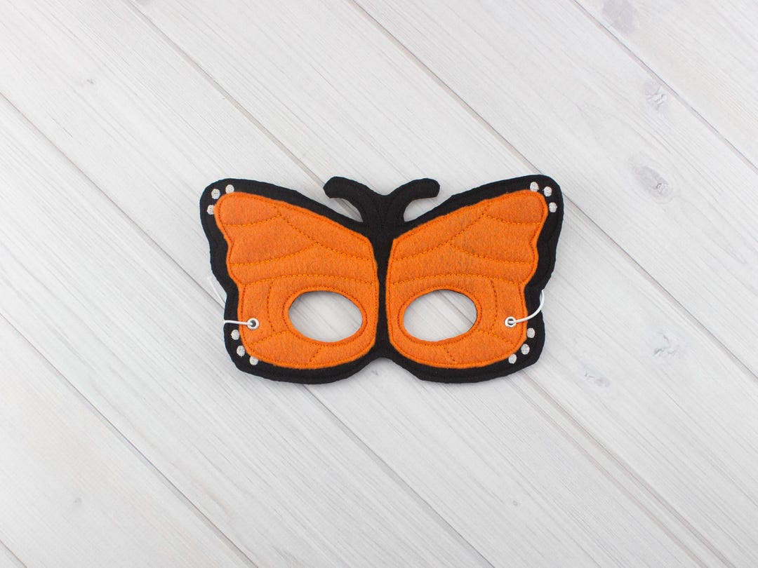 Monarch Butterfly Mask (MA004) I Kid's Mask, Adult Mask, Dress-up ...