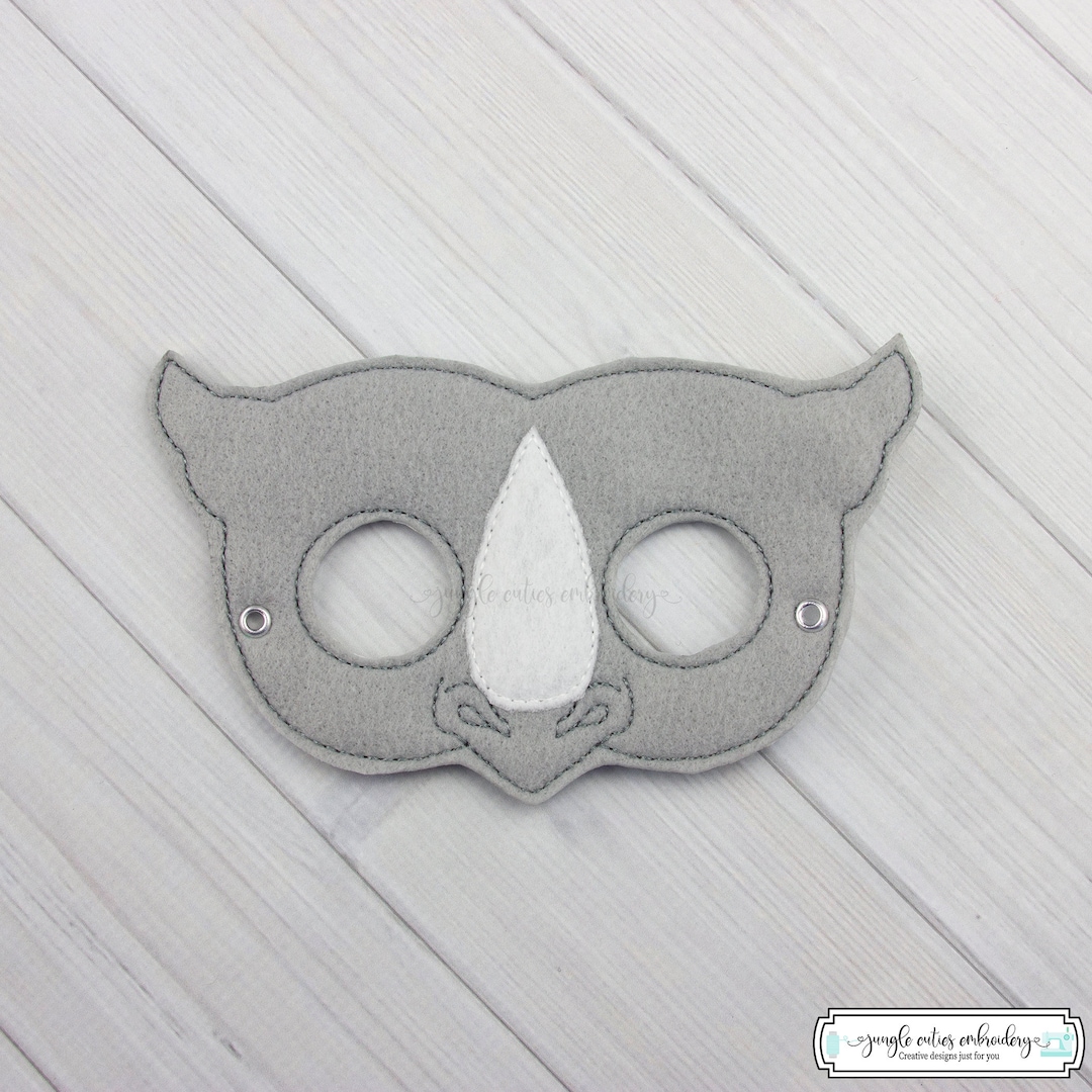 Rhinoceros Rhino Mask (M223) I Kid's Mask, Dress-up, Party Favors ...