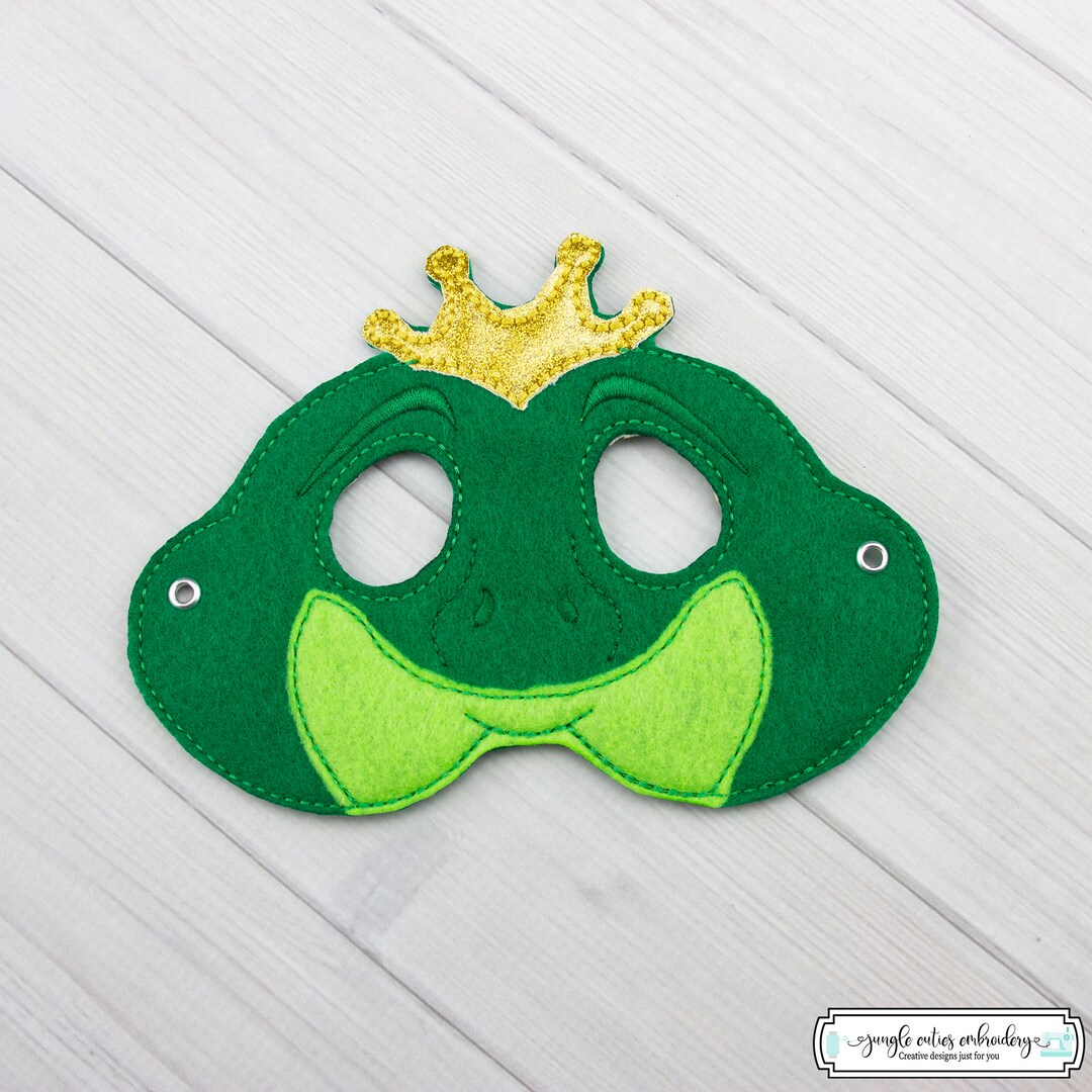 Frog Prince Mask (M238) I Kid's Mask, Dress-up, Party Favors, Birthday ...