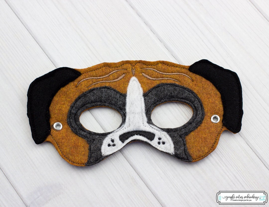 Boxer Mask (M262) I Kid's Mask, Dress-up, Party Favors, Birthday Party ...