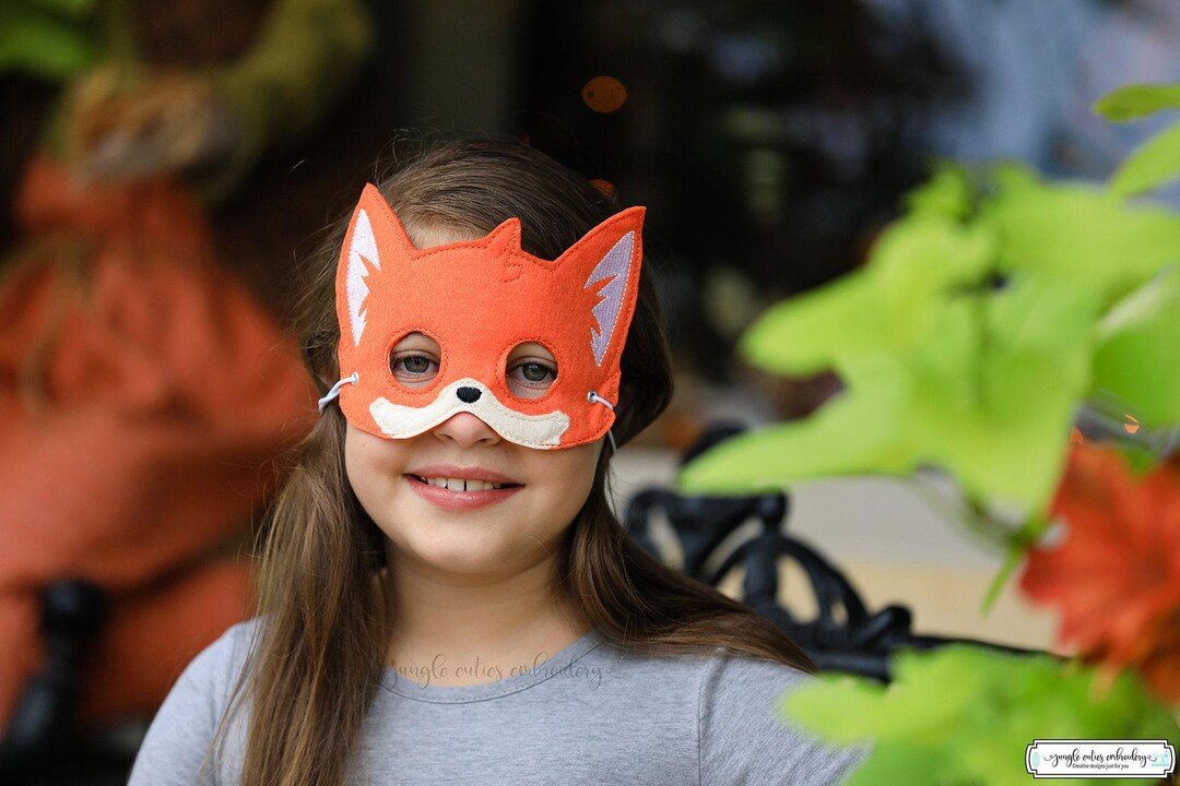 Fox Mask (M200) I Kid's Mask, Dress-up, Party Favors, Birthday Party ...