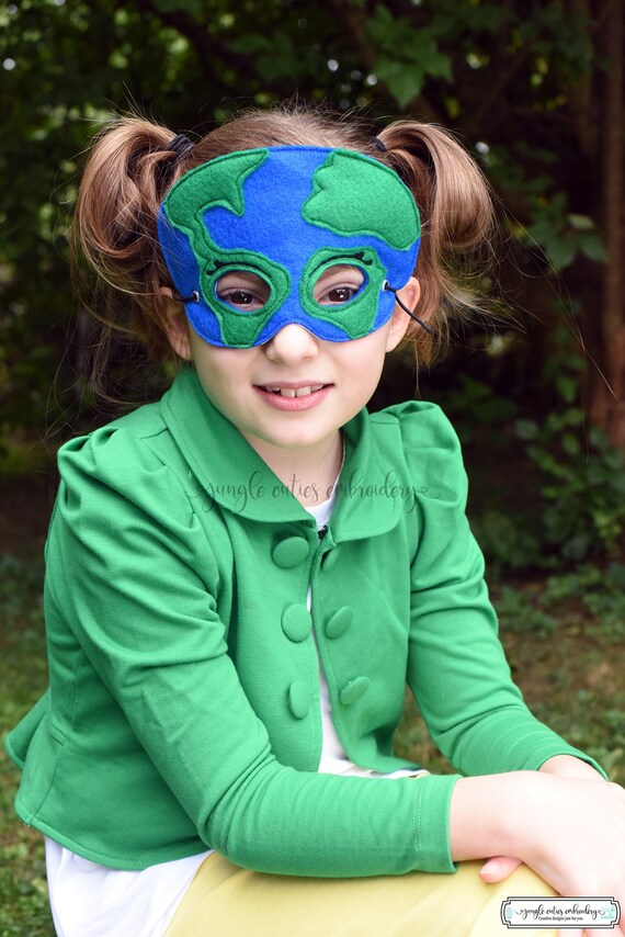 Earth Planet Mask M140 I Kid's Mask Dress-up Party | Etsy