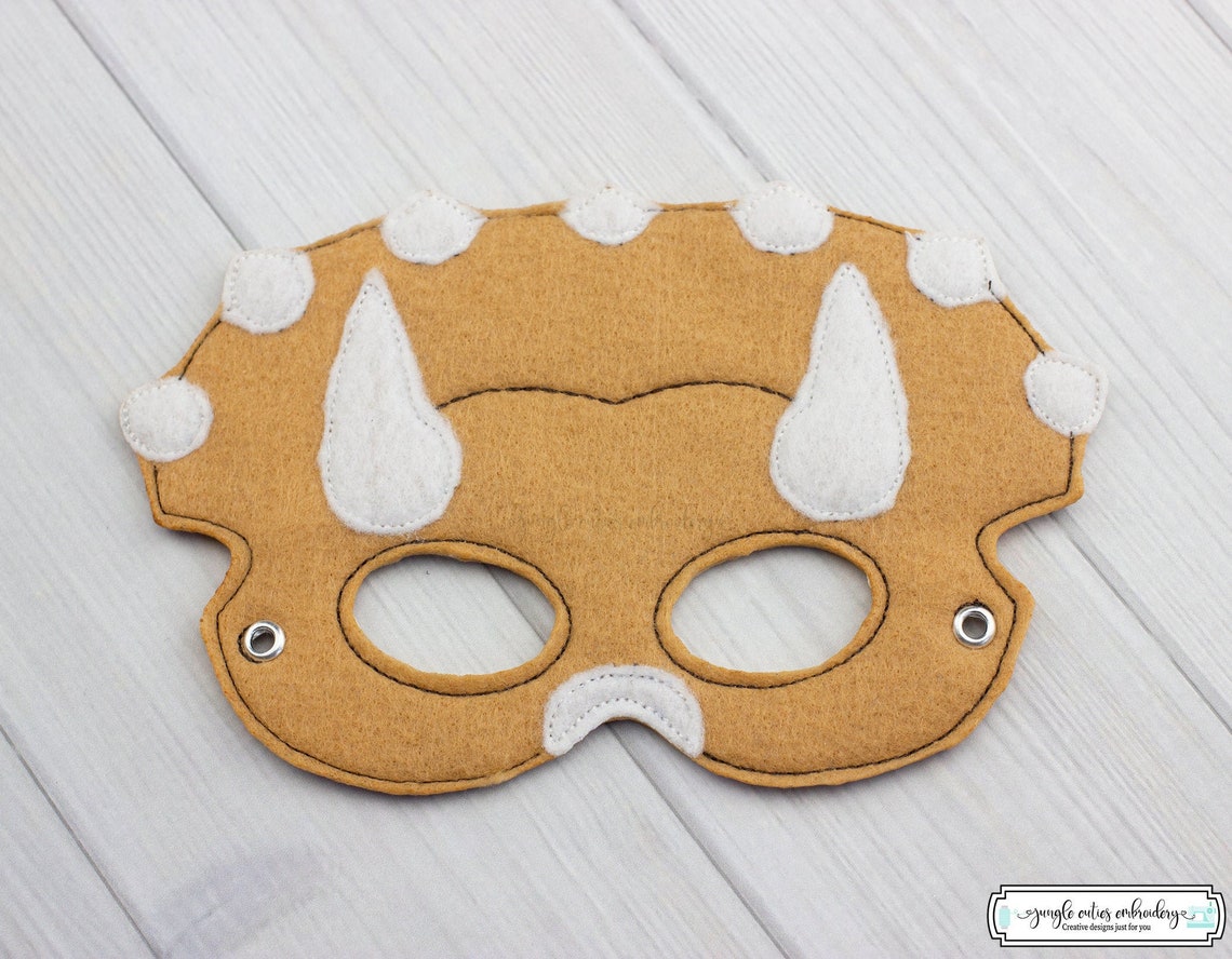 Triceratops Dinosaur Mask M045 I Kid's Mask Dress-up | Etsy