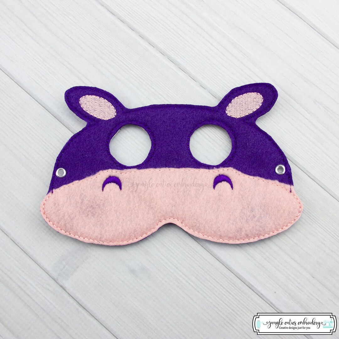 Hippo Hippopotamus Mask (M059) I Kid's Mask, Dress-up, Party Favors ...
