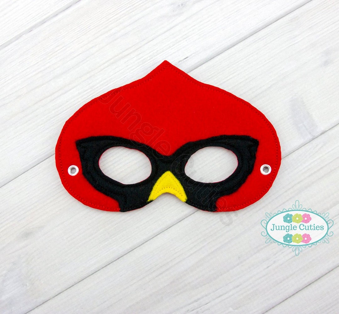 Cardinal Mask (M129) I Kid's Mask, Dress-up, Party Favors, Birthday ...
