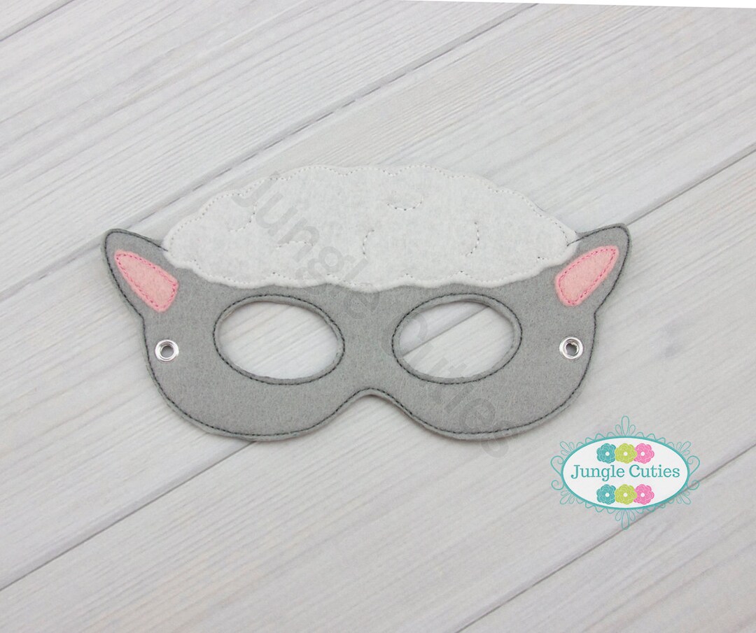 Sheep Mask (M109) I Kid's Mask, Dress-up, Party Favors, Birthday Party ...